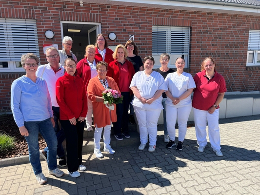 Das Team verabschiedet sich – Inge Paape sagt auf Wiedersehen